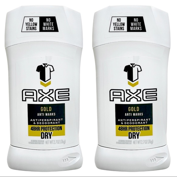 Axe | Grooming | 2 Axe Anti Marks White Label Gold Antiperspirant ...